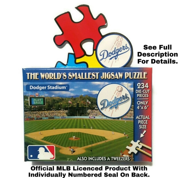 TDC Puzzles | Games | Dodger Stadium Worlds Smallest Puzzle | Poshmark